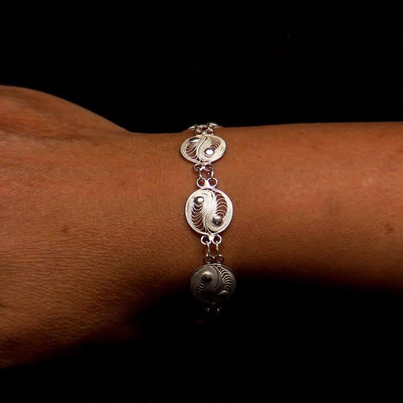 Handmade Bracelet "Unity" - Lefkara Silver Jewellery
