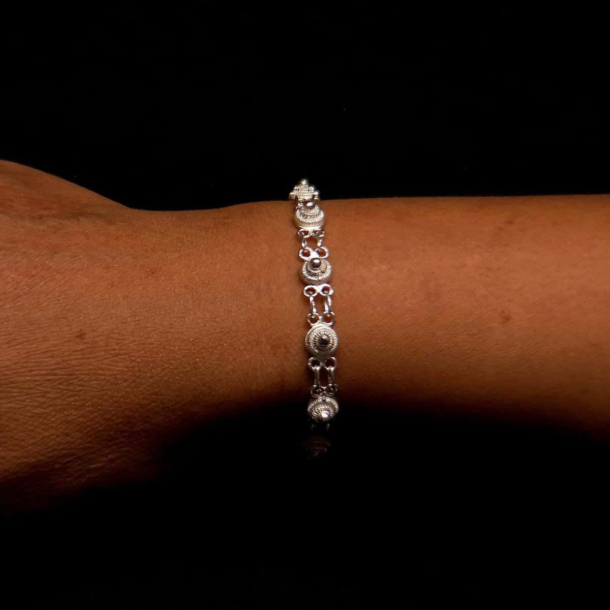 Handmade Bracelet "Unity" - Lefkara Silver Jewellery