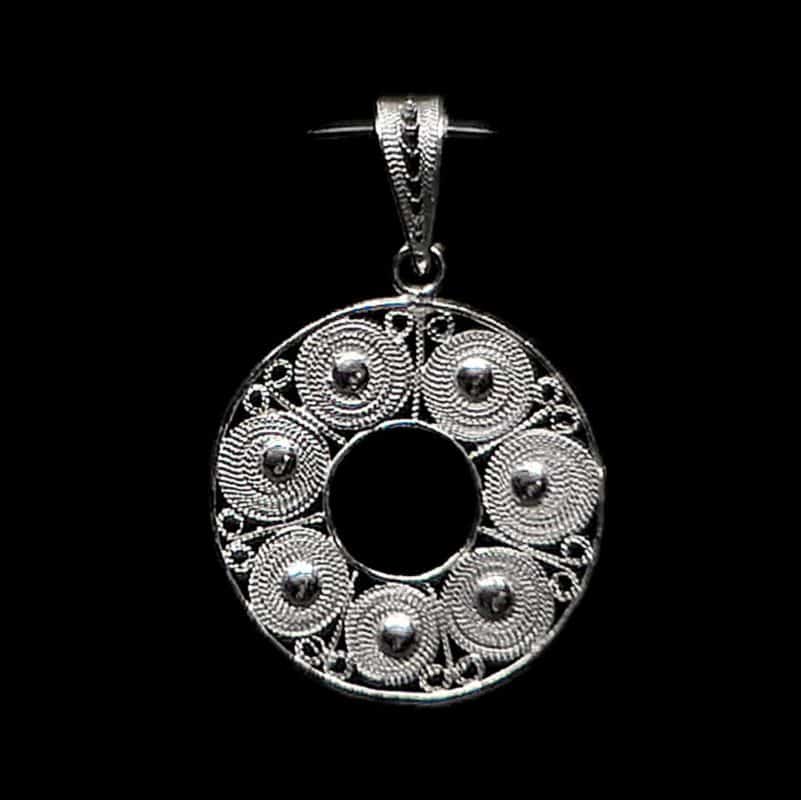 Handmade Pendant "Euphoma" - Lefkara Silver Jewellery