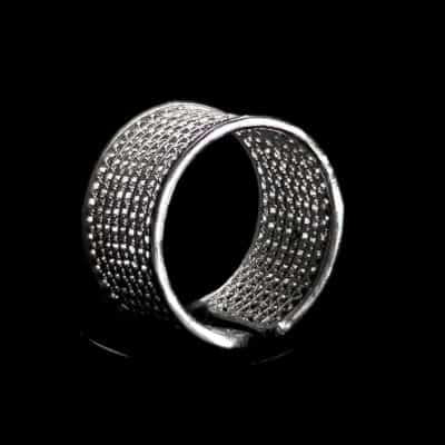 Handmade Ring "Moon" - Lefkara Silver Jewellery