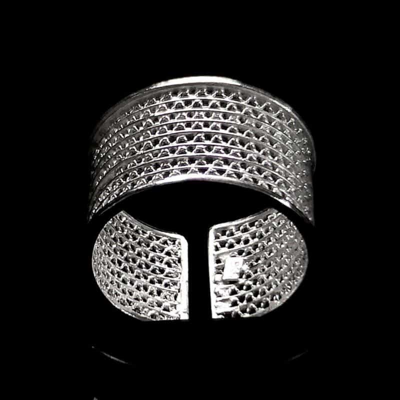 Handmade Ring "Moon" - Lefkara Silver Jewellery