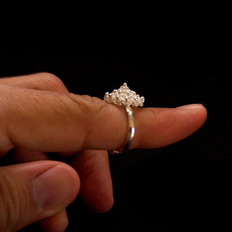 Handmade Ring "Poppy" - Lefkara Silver Jewellery